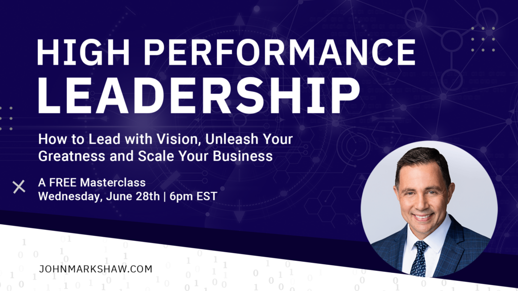 UPCOMING EVENTS - John Mark Shaw